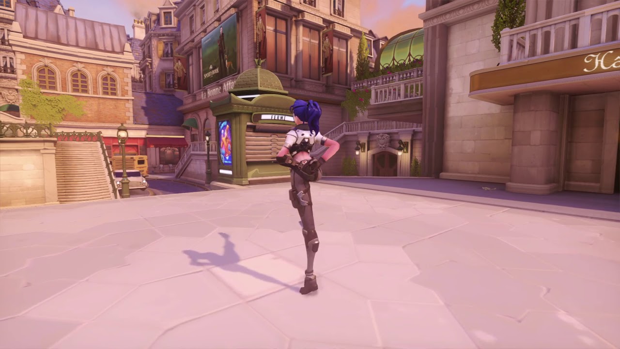 Widowmaker Dance Emote With Talon Skin in-game (PS4) - YouTube