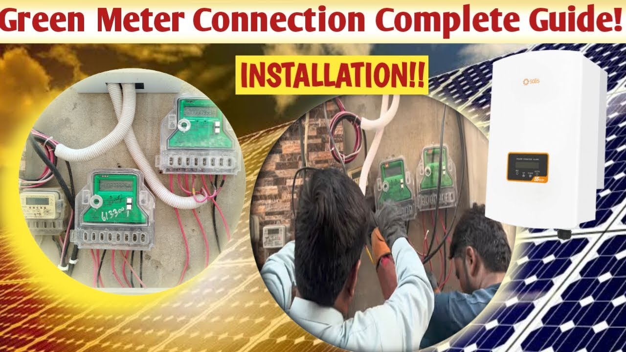 Installation of green meter | green meter connection - YouTube