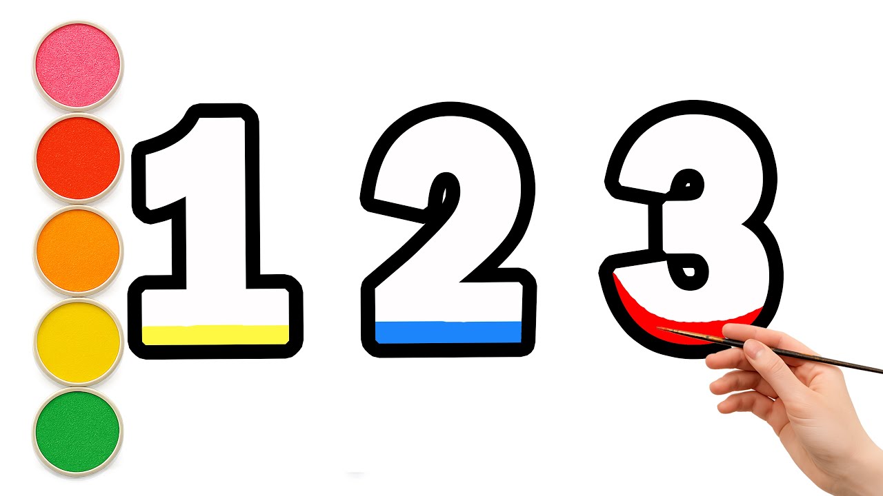 Can You Draw 1 2 3? | Easy & Fun Number Tutorial for Kids! - YouTube