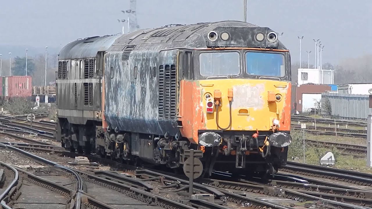 class 31190 & 50035 at eastleigh - YouTube