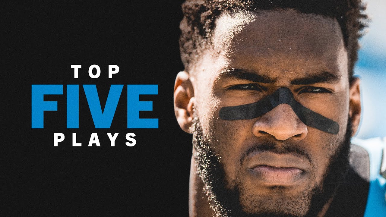 Brian Burns Top 5 Plays of the 2020 Season - YouTube