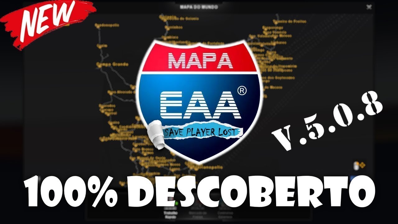 Save para o Mapa EAA 100% descoberto (ATUALIZADO PARA A V.5.0.8) - YouTube