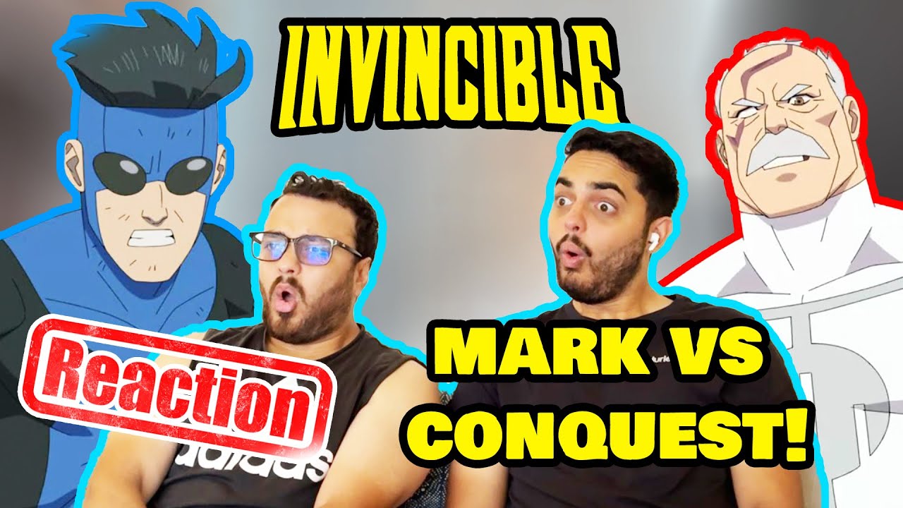 MARK VS CONQUEST! | INVINCIBLE SEASON 3 EPISODE 8 REACTION! - YouTube