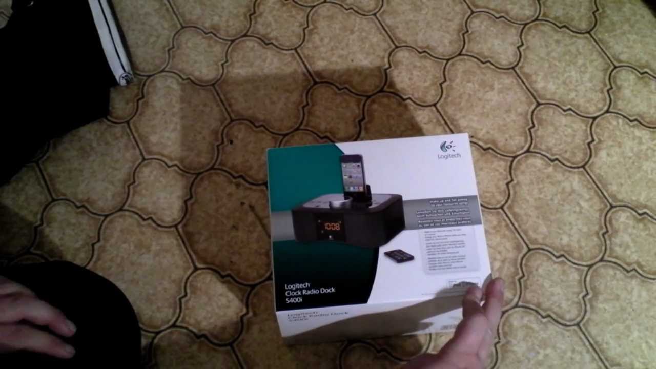 Unboxing Nr. 7: "Logitech Clock Radio Dock S400i" - YouTube