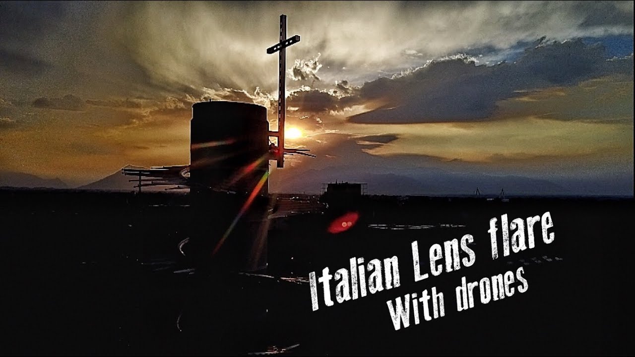 Italian Lens Flare + Drone Boinking Nuclear Cooling Tower - YouTube