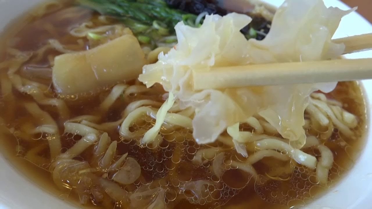 「Ramen with jellyfish」Kamo aquarium/ Tsuruoka-Yamagata - YouTube
