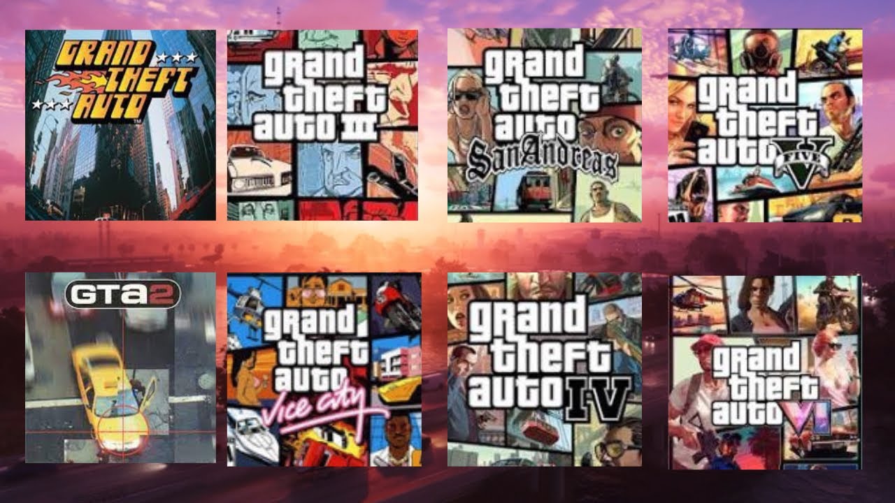 ALL GTA TRAILERS | GTA, GTA 2, GTA 3, VC, SA, GTA 4, GTA 5, GTA 6 ...