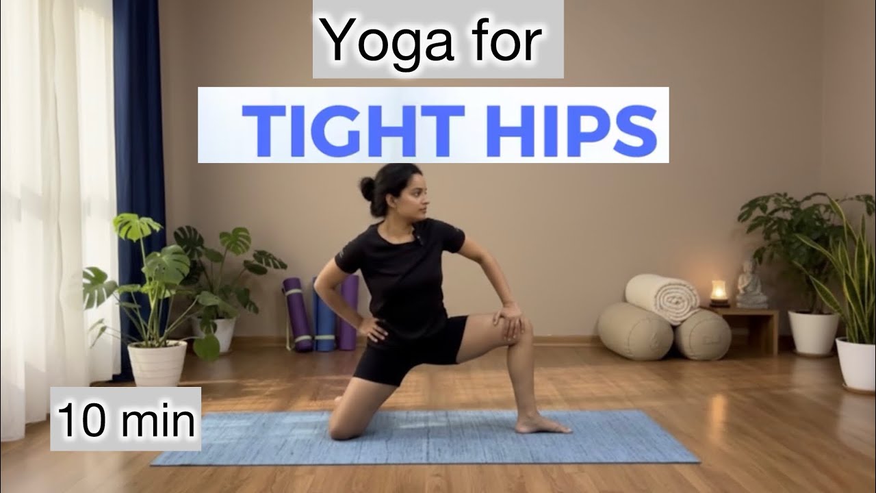 Day 2 Yoga for Tight Hips /Hip Pain - YouTube