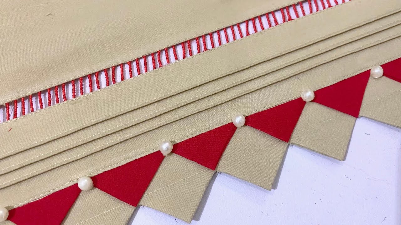 Elegant Trouser bottom design stitching tutorial - The latest design ...