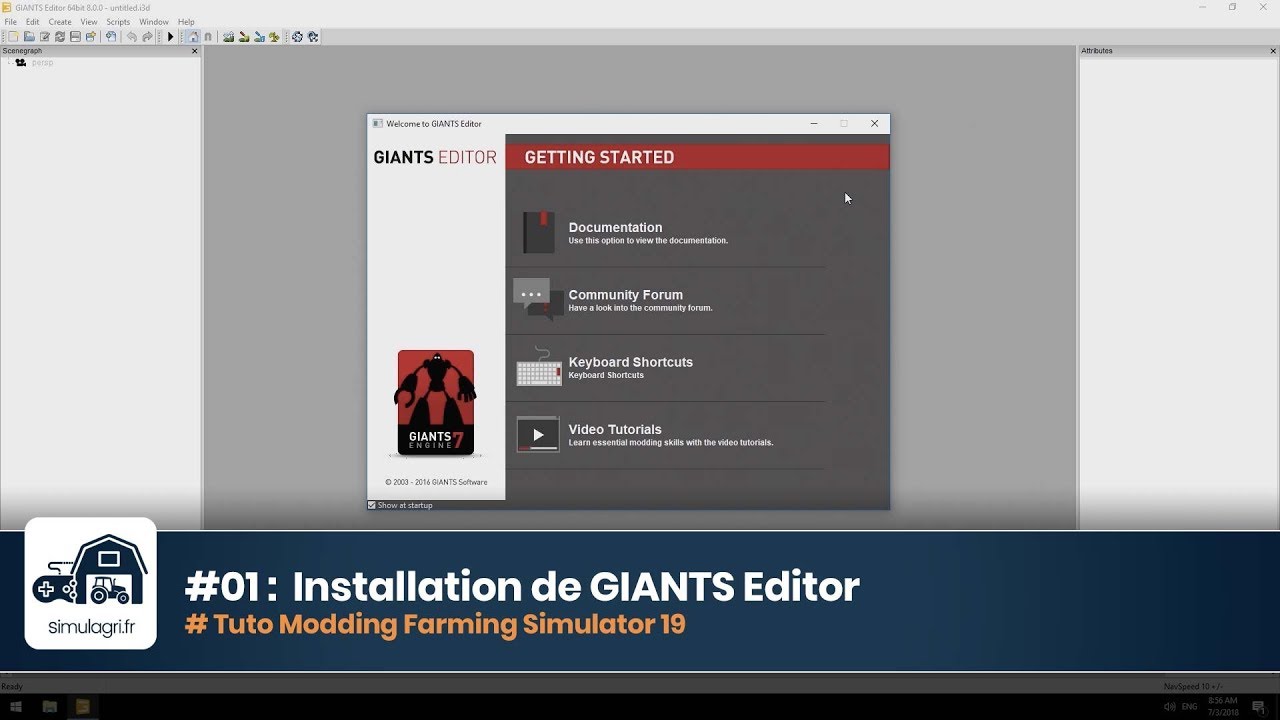 #01 TUTO MODDING FARMING SIMULATOR 19 : Installation de GIANTS Editor ...