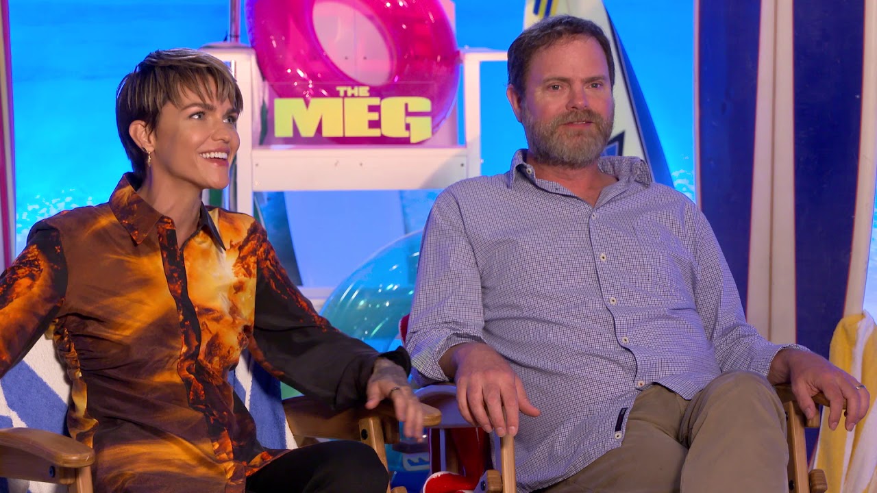 Exclusive The Meg Interview with Ruby Rose and Rainn Wilson! - YouTube