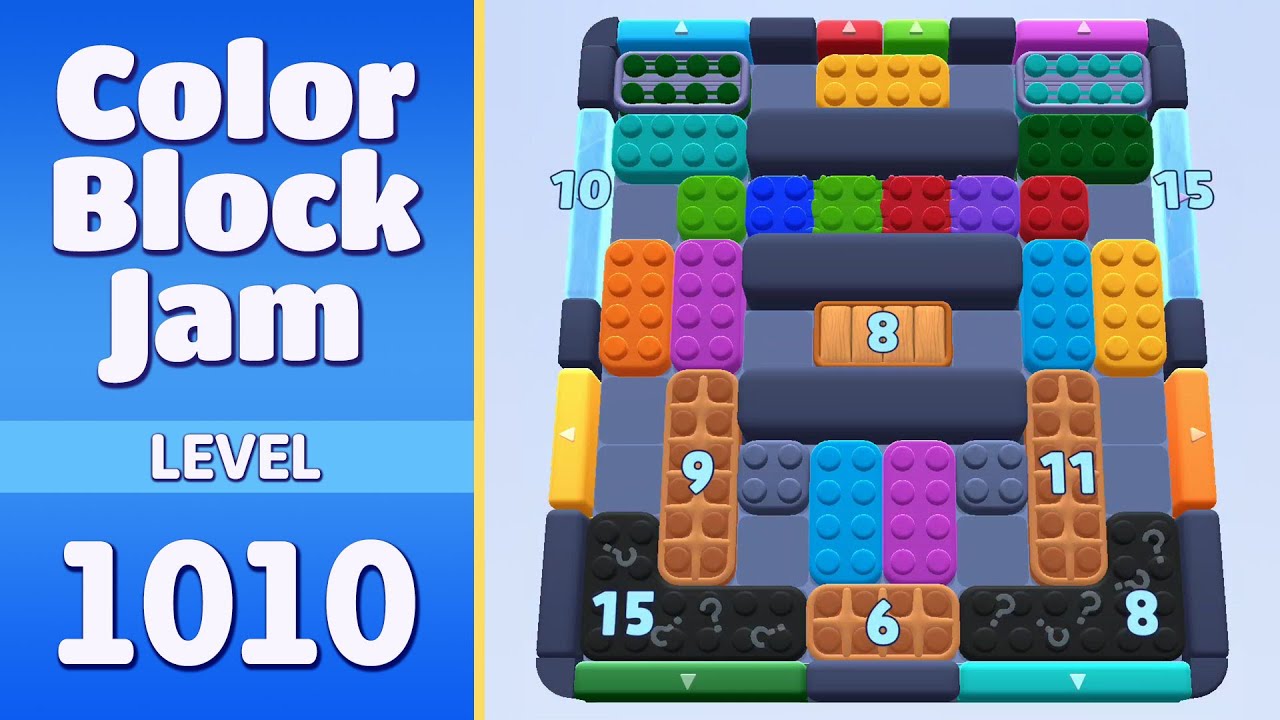Color Block Jam Level 1010 (1011) | Every Puzzle Solved! 🎯 - YouTube