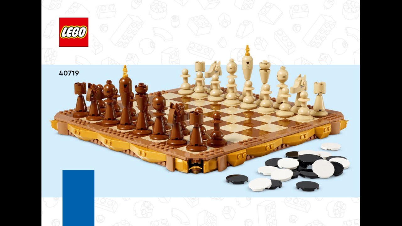 LEGO Instructions | Miscellaneous | 40719 | Traditional Chess Set ...