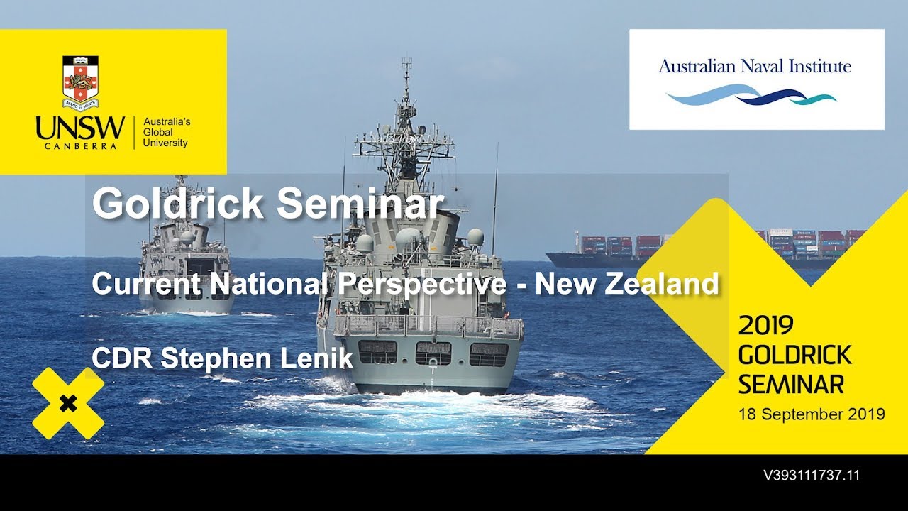 Current National Perspective - NZ - CDR Stephen Lenik - YouTube