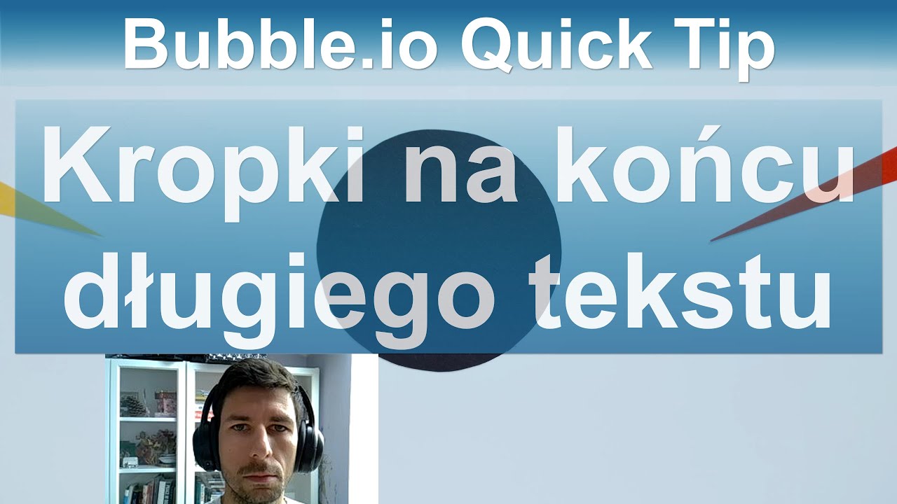 Kropki na końcu długiego tekstu - ... at the end of long text| Bubble.io Quick Tip - YouTube