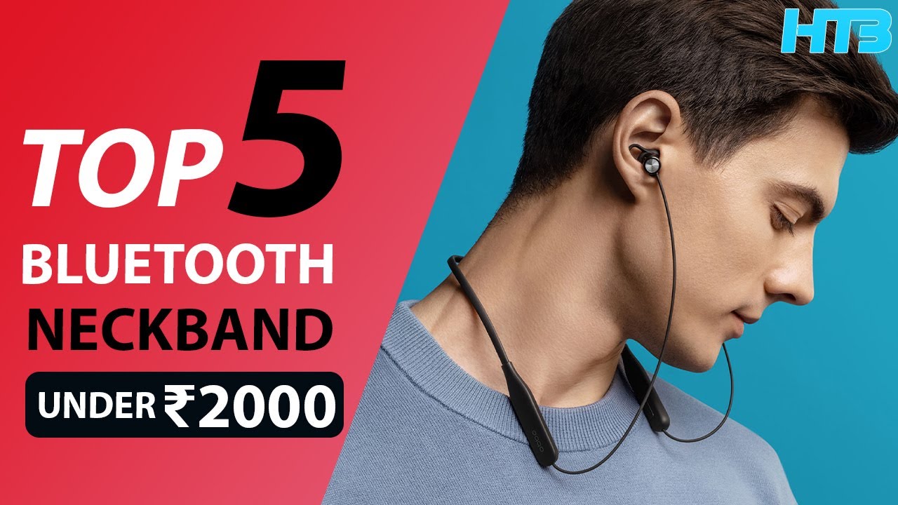 Top 5 Best Bluetooth Neckband Under 2000 in 2024 🔥 Best Wireless ...