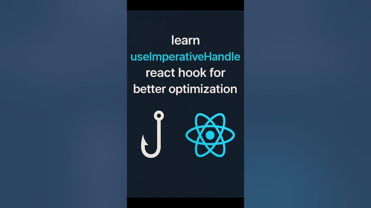 Learn useImperativeHandle react hook to avoid unnecessary component re-render #react #reacthooks ...