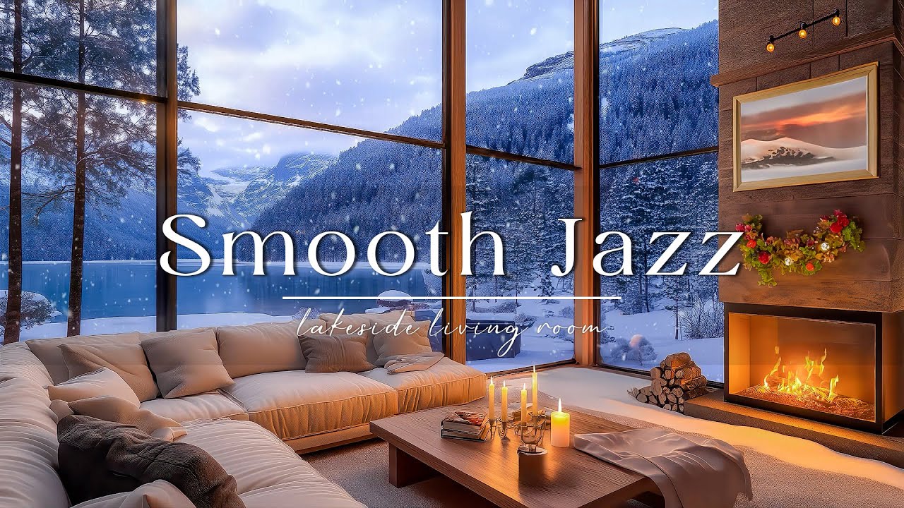 Enjoy Smooth Jazz in the Luxury Living Room Lakeside ️ The Warm ...