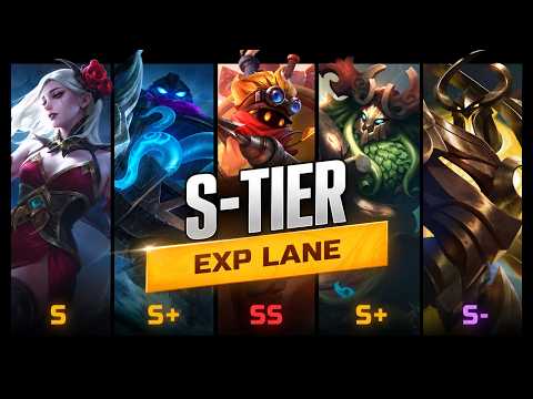 The NEW Era Is Here! Best S-TIER EXP LANE META HEROES + Updated Builds