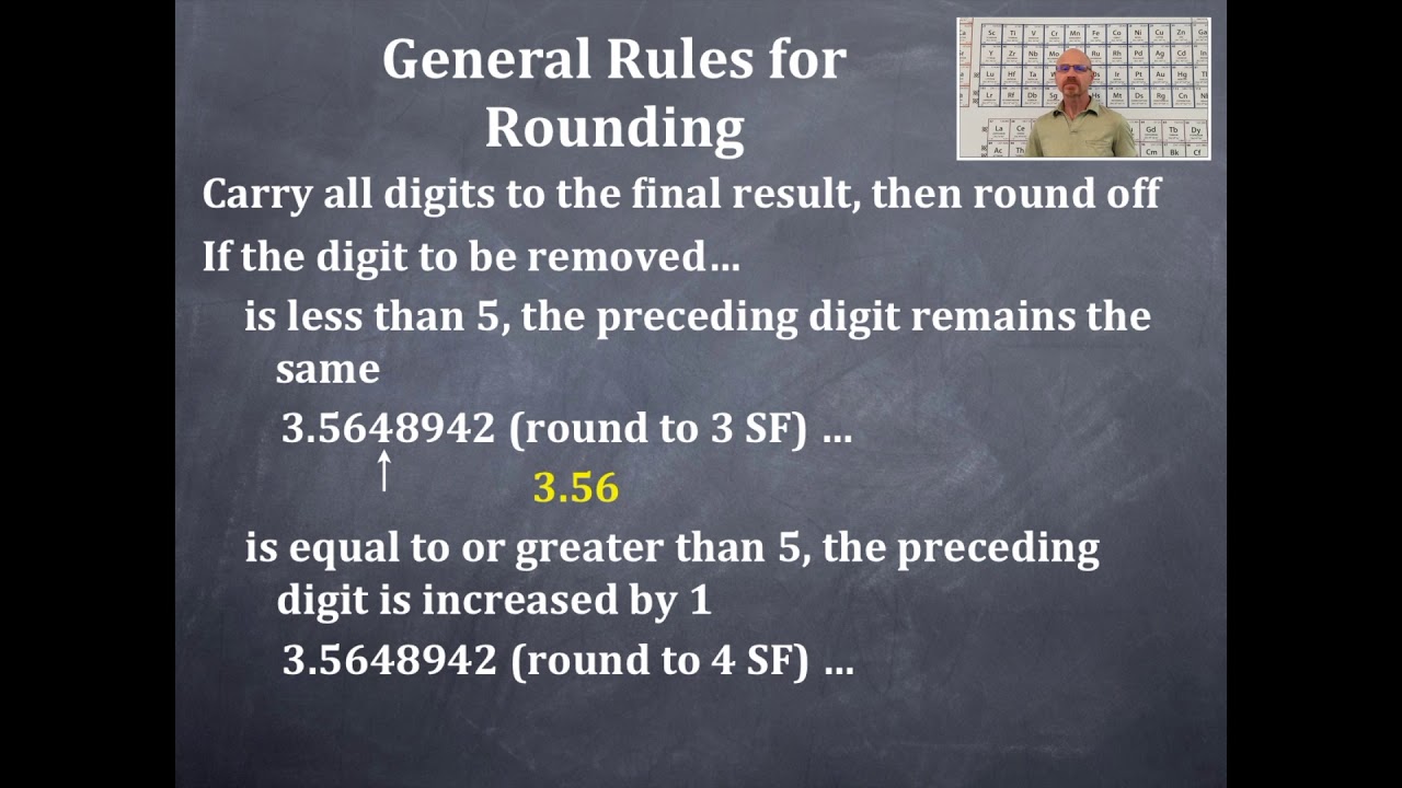 Scientific Measurements 10: General Rules for Rounding - YouTube