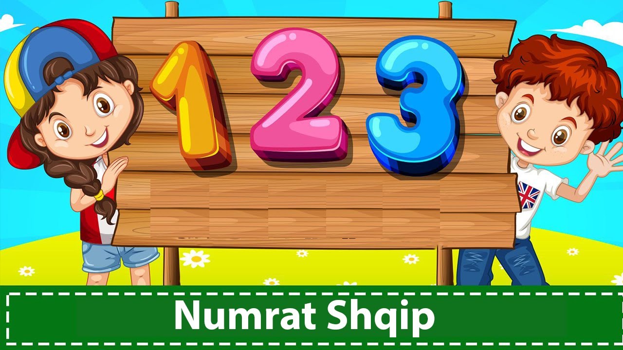 Numrat Shqip nga 1 deri në 20. Parashkollori dhe shkolla fillore - YouTube
