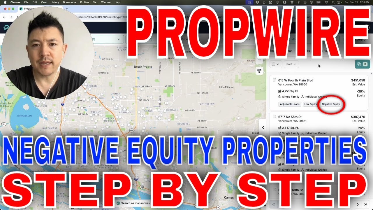 How To Find Negative Equity Properties In Propwire 🔴 - YouTube
