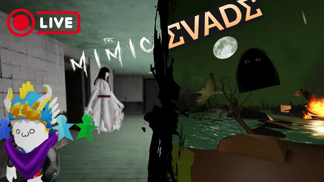 มาวิ่งเล่นกันหน่อย | Roblox: EVADE and The Mimic - YouTube