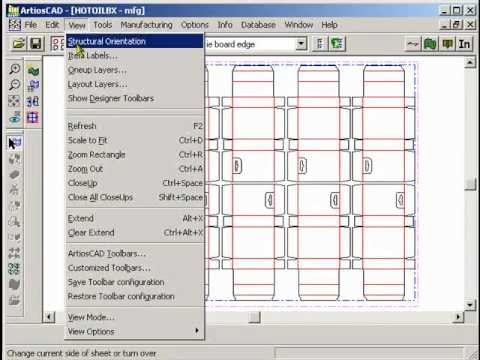 ArtiosCAD - Layout and Coating - YouTube