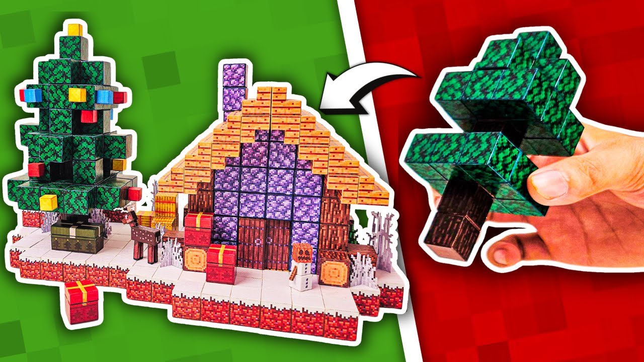DIY Magnetic Papercraft - I built a house for Santa Claus and a ...
