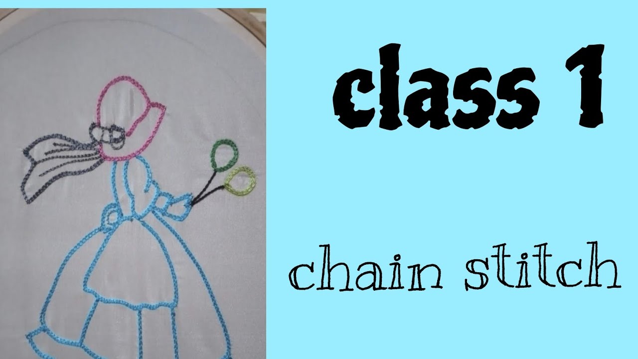 aari class 1 chain stitch - YouTube