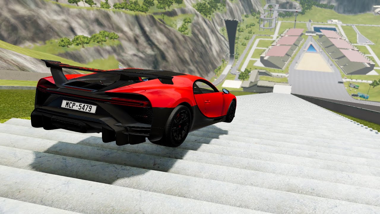 Stairs Car Crashes - Cars VS Stairs - BeamNG.drive - YouTube
