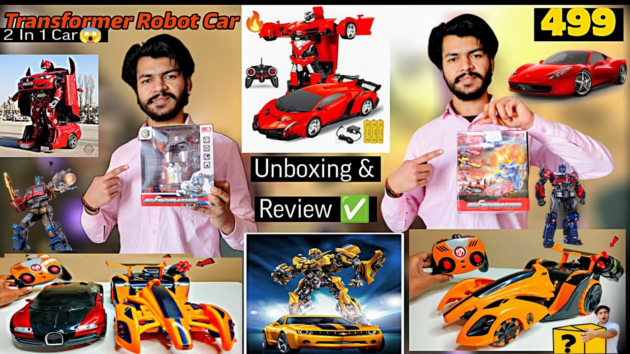 Powerful 2 in 1 Convertible RC Robot Car Unboxing & Testing || Best Rc ...