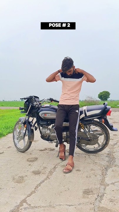 1.2.3.4.5 BIKE 🚳 POSE IDEAS #roadphotography #reelsinstagram #explore #bike #reelitfeelit # ...