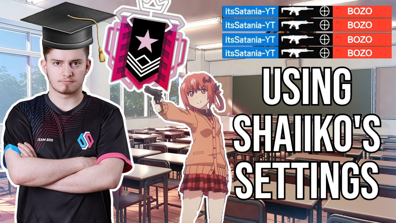 Using Shaiiko's NEW Settings for 2 WEEKS in Rainbow Six Siege - YouTube