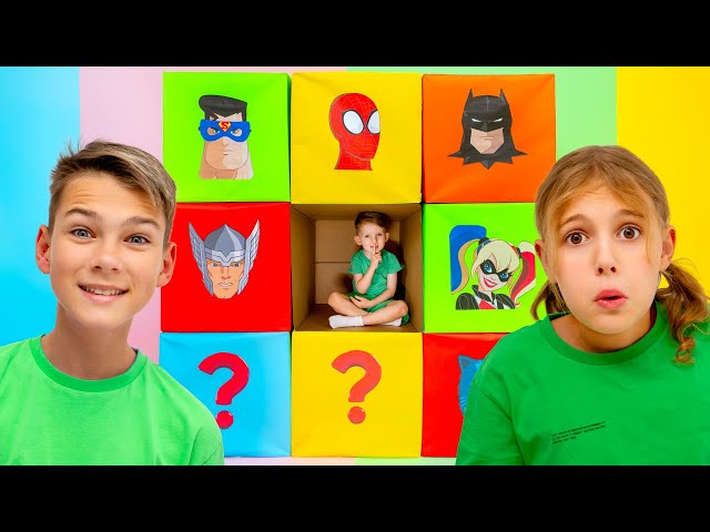 Vania Mania Kids and Superheroes Smash Surprise Box Challenge - Videos ...