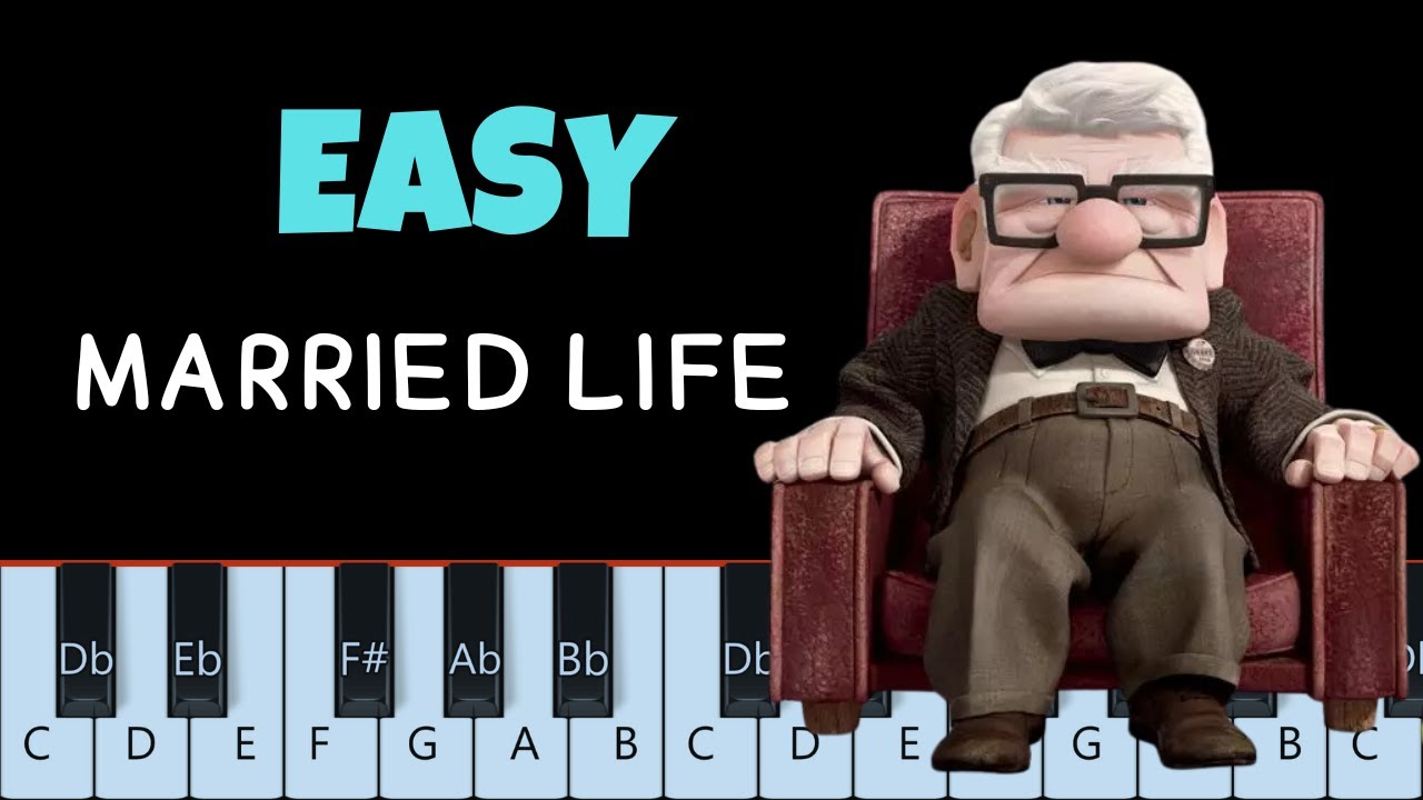 Married Life - UP | EASY PIANO TUTORIAL - YouTube
