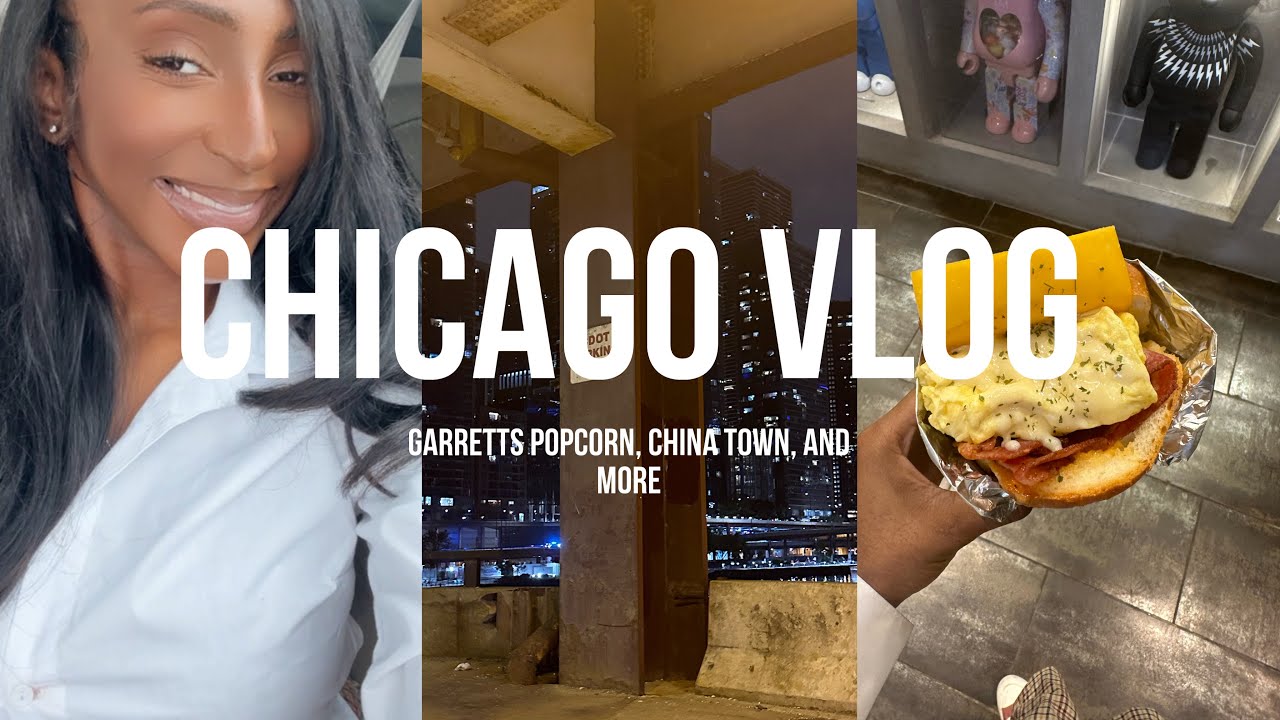 Chicago Vlog | Garretts popcorn, China Town, and more! - YouTube