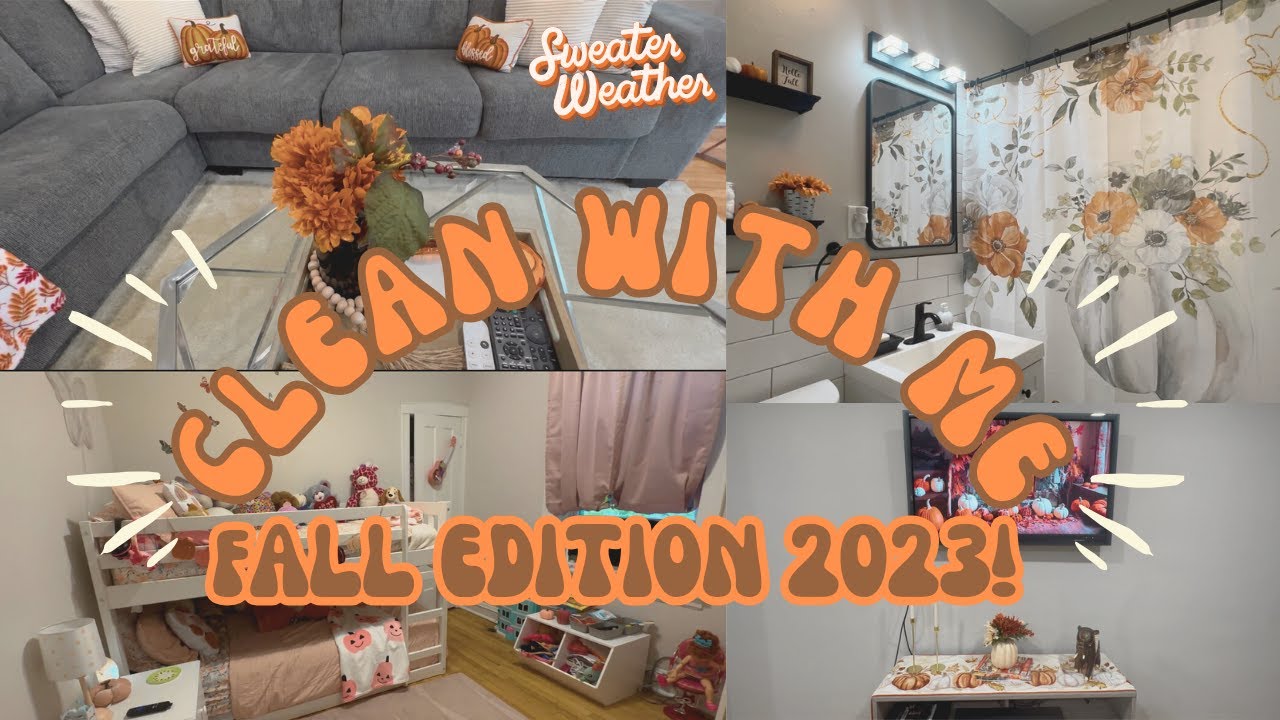 SPEED UP CLEAN WITH ME! FALL 2023 EDITION - YouTube