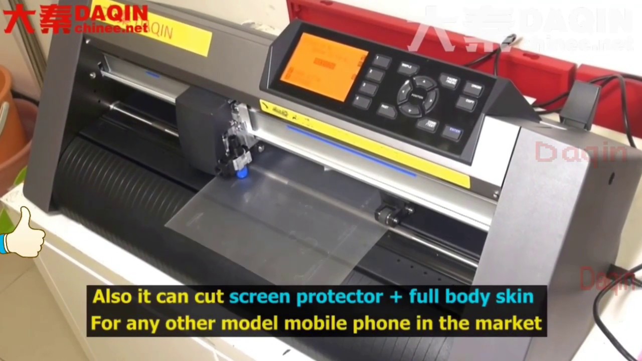 Mobile stretch wrap machine for all mobile phones - YouTube