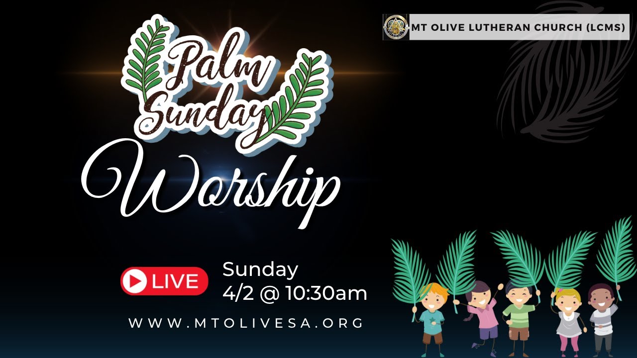 The Sunday of The Passion (Palm Sunday) | Sunday, April 2, 2023 - YouTube