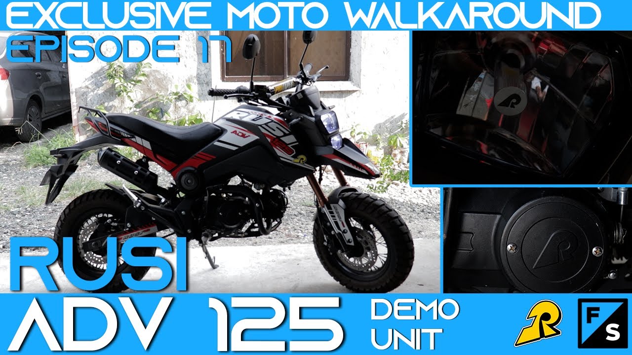 EXCLUSIVE MOTO WALKAROUND EP 17: RUSI ADV 125 | DEMO BIKE - YouTube