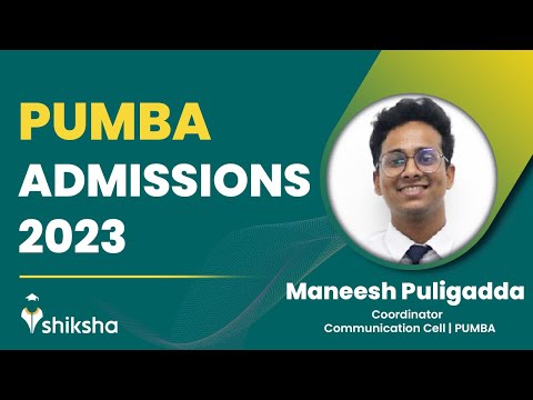 Pumba (Department of Management Science) Admissions 2023