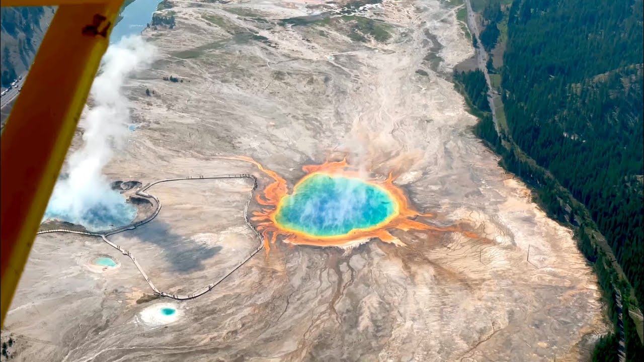 Summer of Flying pt 5 - Found Big Hole in Planet (Yellowstone speedrun ...