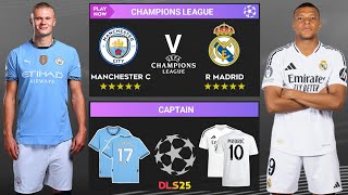 Dls 25 Manchester City Vs Real Madrid Legendary Division Dream League ...