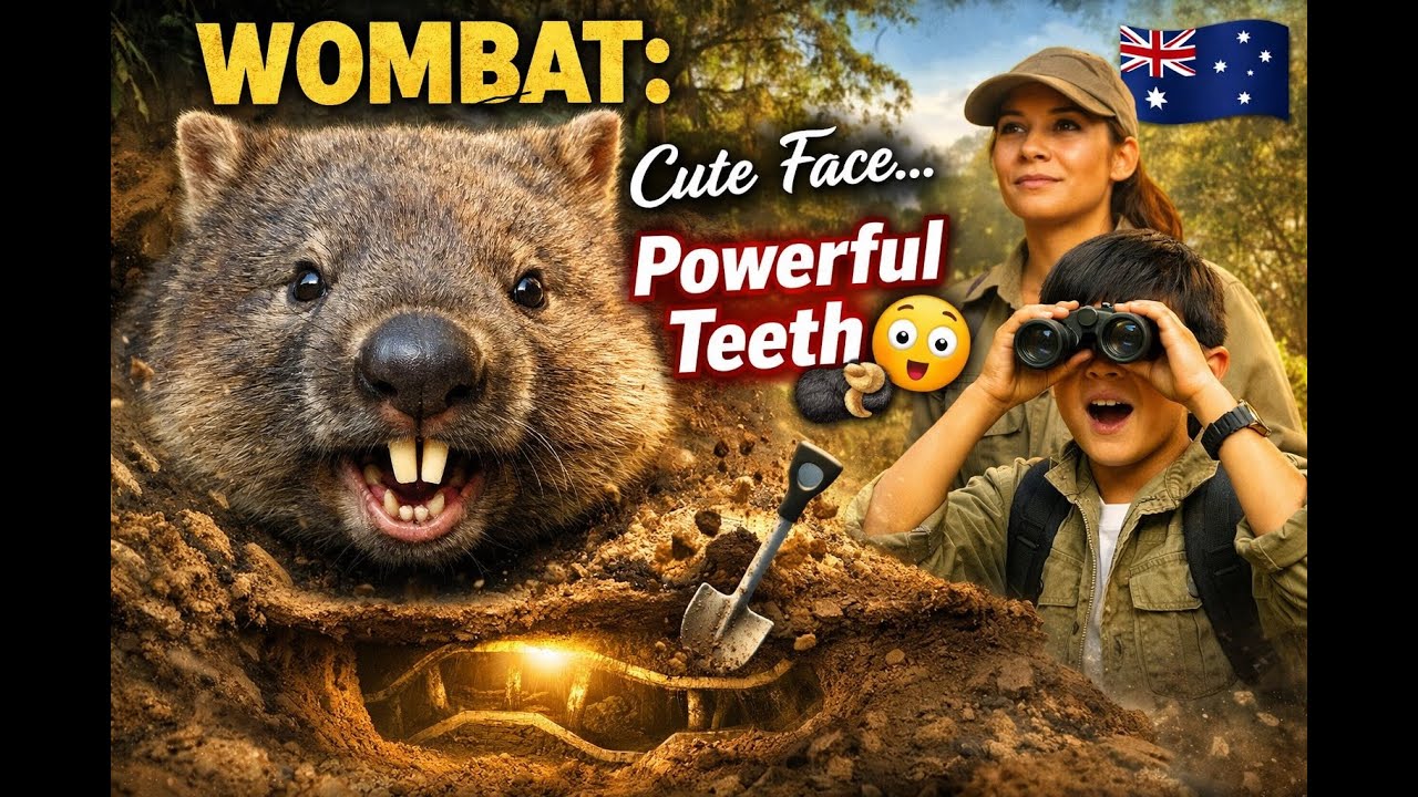 Wombat: The “Cute” Burrow Monster With Powerful Teeth 😳 - YouTube