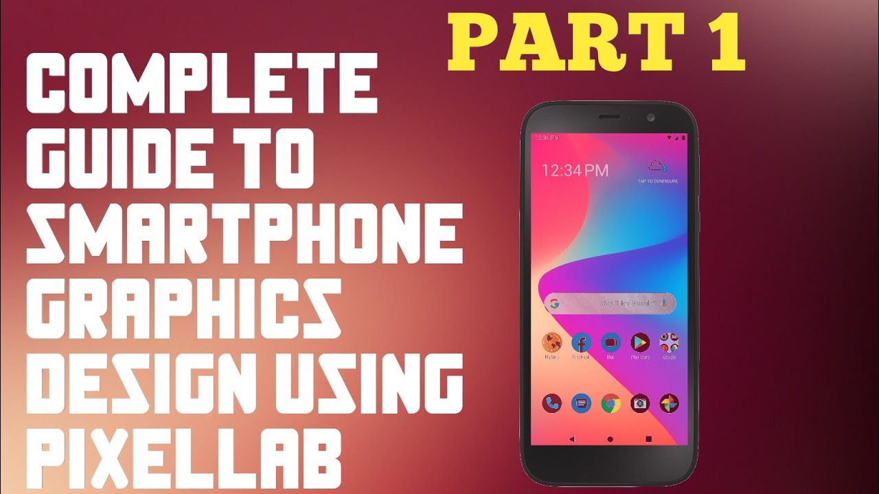 Complete guide to graphics design using pixellab part 1 - YouTube