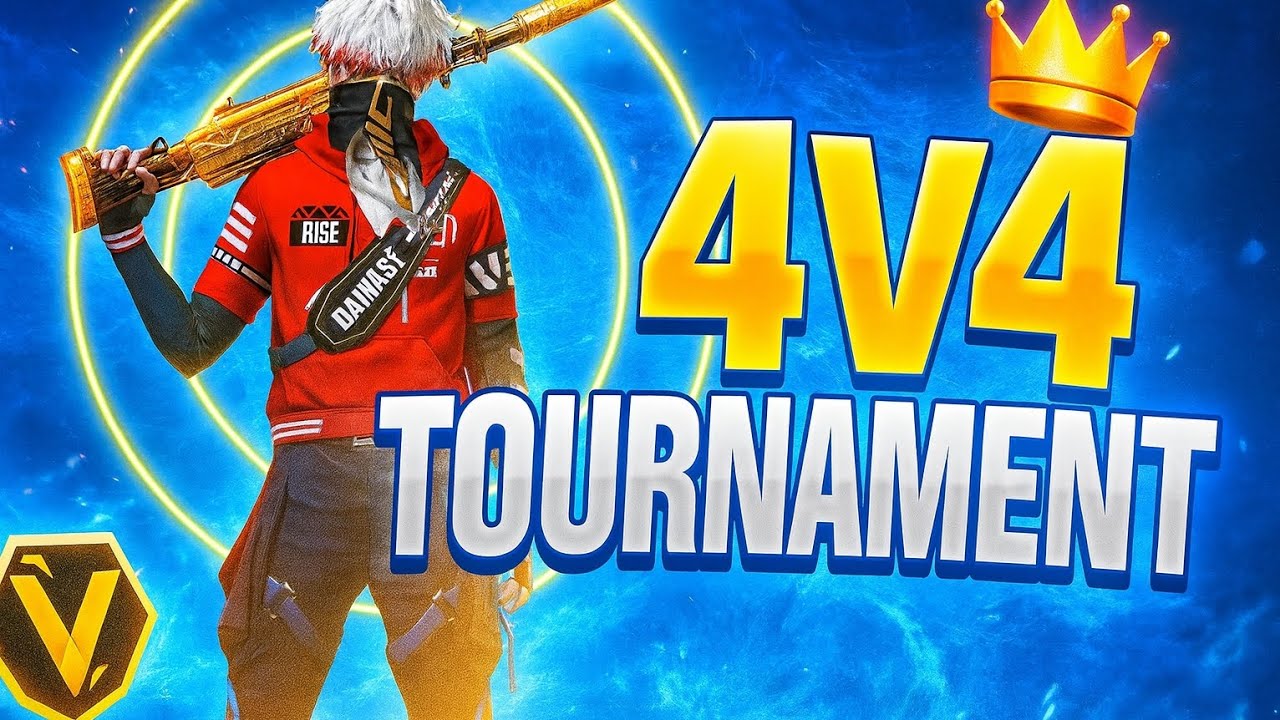 🔥 4v4 TOURNAMENT • Free Fire Custom Match • OP Team Fight | EXTRACT BY ...