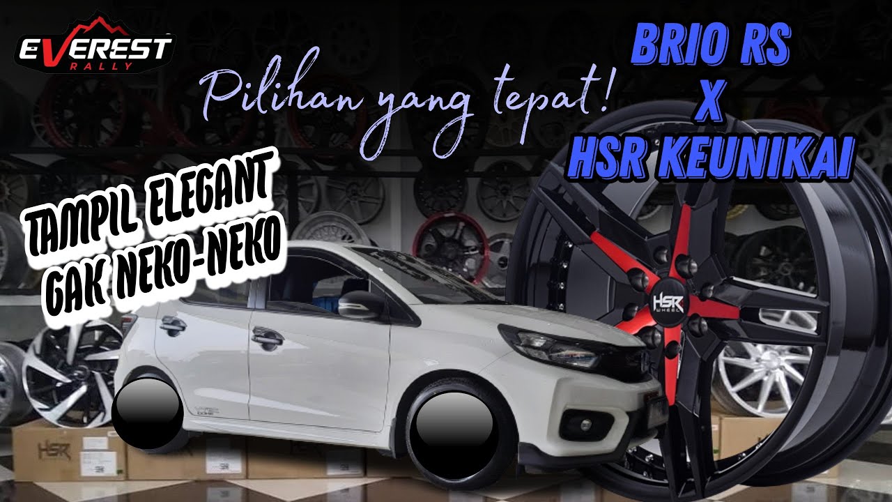 Velg Mobil Brio RS pake HSR Keunikai R15 | Velg Racing Brio Original ...