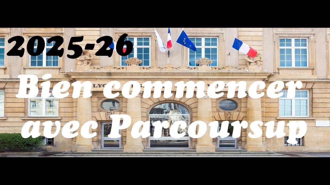 2025-2026 : Parcoursup : bien debuter avec parcousup - YouTube
