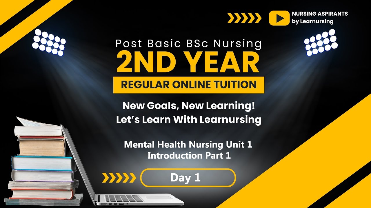 Post Basic BSc Nursing | 2nd Year | Sample Class | Mental Health ...